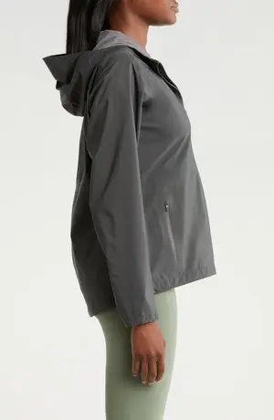 FREE FLY Cloudshield Waterproof Hooded Rain Jacket - Black Sand