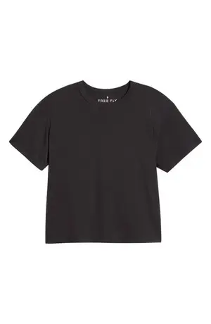 FREE FLY Elevate Boxy T-shirt - Black