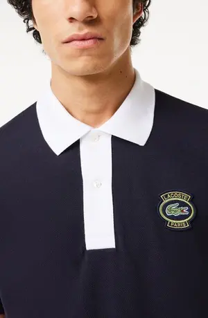 Lacoste Classic Fit Logo Patch Piqué Polo