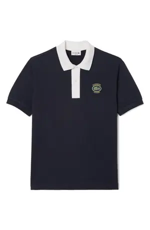 Lacoste Classic Fit Logo Patch Piqué Polo