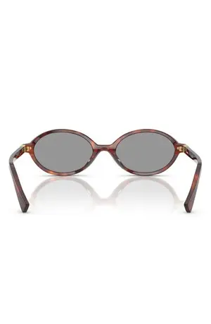 Miu Miu 50mm Oval Sunglasses - Grey