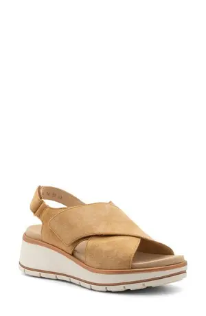 ARA Santiago Slingback Platform Wedge Sandal
