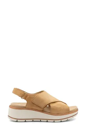 ARA Santiago Slingback Platform Wedge Sandal