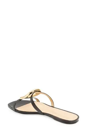 CECELIA NEW YORK Melissa Slide Sandal - Black Gold