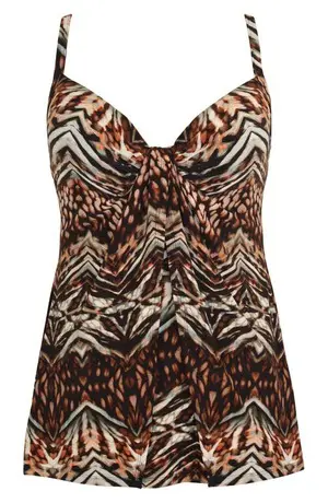 MIRACLESUIT® Tigress Gala Underwire Tankini Top
