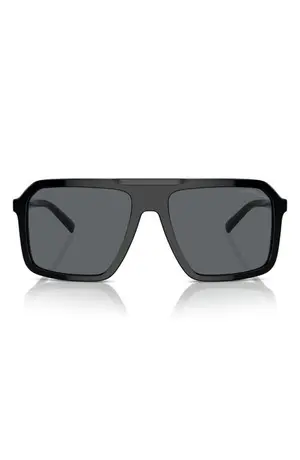 Michael Kors Murren Square Sunglasses Black