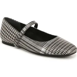 Vionic Alameda Mary Jane Flat - Black/white