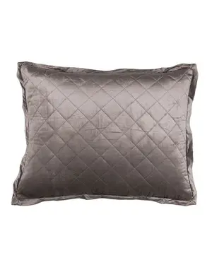LILI ALESSANDRA King Chloe Velvet Sham - Ice Silver