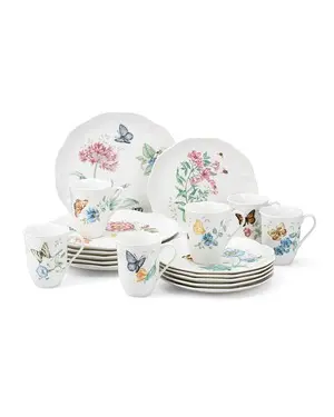 LENOX 18-piece Butterfly Meadow Dinnerware Set - One-color