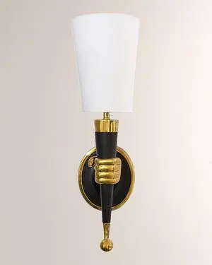 Jonathan Adler Brass Left Hand Sconce - One-color