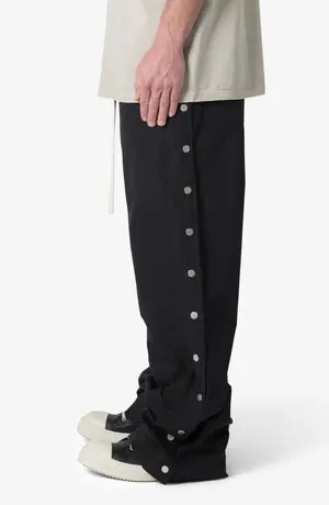 Mnml Oversize Side Snap Nylon Pants