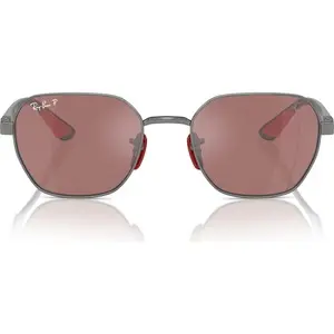 Ray-ban X Scuderia Ferrari Irregular Sunglasses - Gunmetal