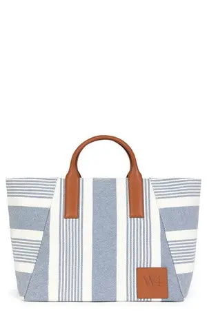 WE-AR4 The Riviera Tote Blue Stripe
