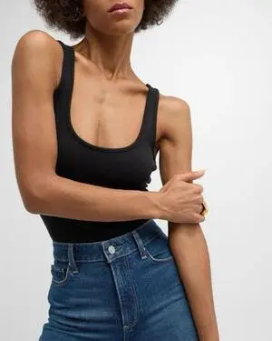 L & APOS;AGENCE L'agence Nica Bodysuit - Black