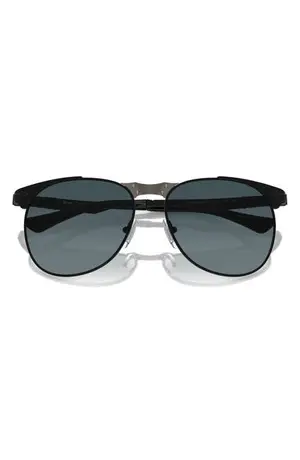Persol 56mm Gradient Polarized Sunglasses - Black
