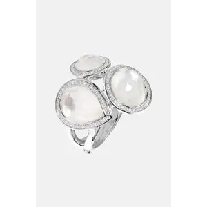 Ippolita Stella Cluster Diamond Ring - Silver/mother Of Pearl
