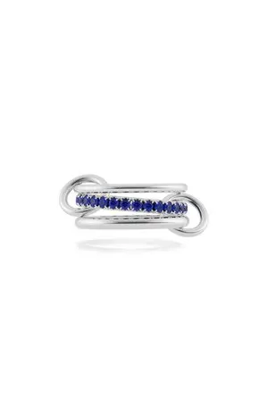 SPINELLI KILCOLLIN Petunia Bleu Sapphire 3-link Stack Ring