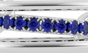 SPINELLI KILCOLLIN Petunia Bleu Sapphire 3-link Stack Ring