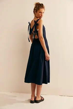 Free People Kinney Midi Dress - Night Sky