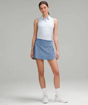 Lululemon Wrap-front Mid-rise Golf Skirt