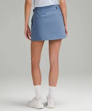 Lululemon Wrap-front Mid-rise Golf Skirt