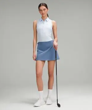 Lululemon Wrap-front Mid-rise Golf Skirt