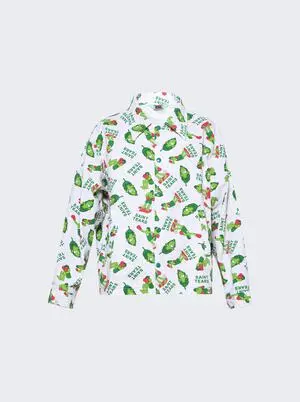 SAINT MXXXXXX Denim Tears Coach Jacket - White