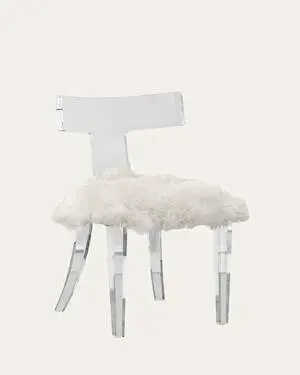 INTERLUDE HOME Tristan Klismos Chair - White