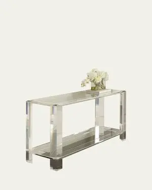 INTERLUDE HOME Surrey Console Table - Acrylic