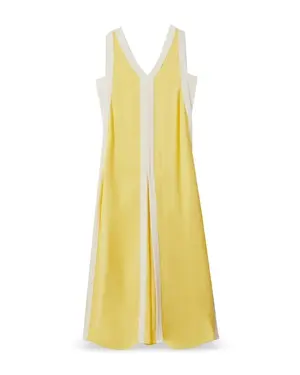 REISS Rae Color Blocked Column Dress