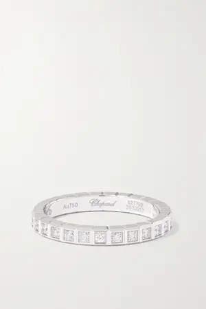 Chopard Ice Cube 18-karat Diamond Ring - White Gold