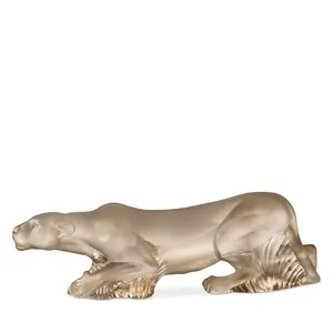 Lalique Timbavati Lion - Gold Luster