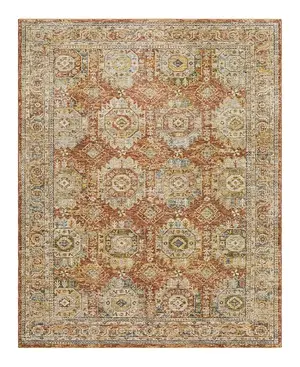 Livabliss Mona Lisa Mni-2302 Area Rug, 6'7 X 9'6 Rust/maize