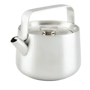 KITCHENAID 1.9 Qt Stainless Steel Whistling Tea Kettle - Brushed Silver