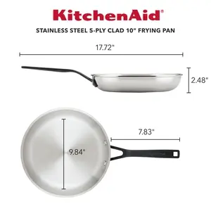 KITCHENAID 5 Ply Stainless Steel 10 Skillet