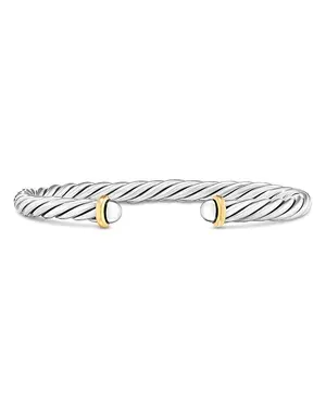 David Yurman Cable Cuff Bracelet - Silver