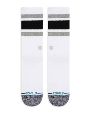 Stance Boyd Stripe Classic Socks - White