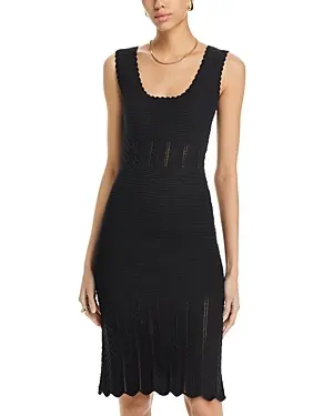French Connection Nellis Cotton Crochet Dress In Black - 20% Off |  Editorialist