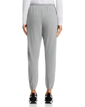 FREECITY Cotton Logo Sweatpants - Silver Cloud