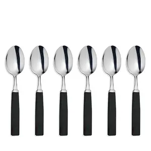 BROGGI Dakar Wenge Espresso Spoons, Set Of 6 - Black