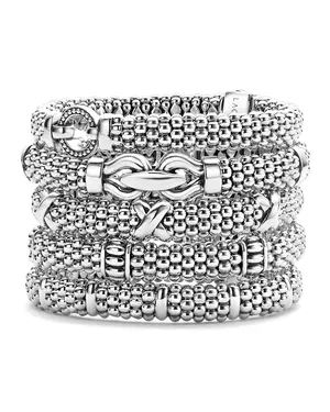 Lagos Sterling Signature Caviar Bracelet
