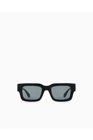 Giorgio Armani Rectangular Sunglasses - Black