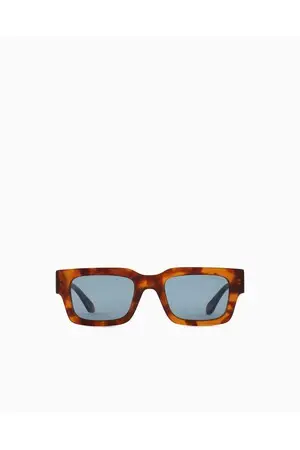 Giorgio Armani Rectangular Sunglasses Red