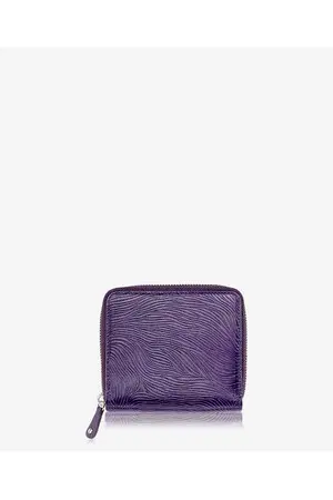Gigi New York Medium Zip Around Wallet - Purple