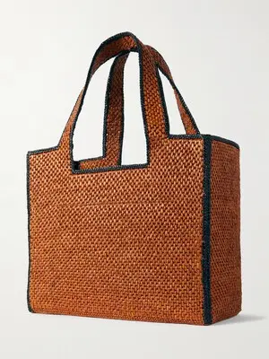Loewe Paula’s Ibiza Logo-embroidered Raffia Tote Bag