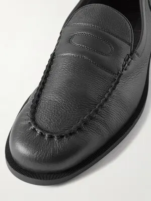 John Lobb Pace Full-grain Leather Loafers