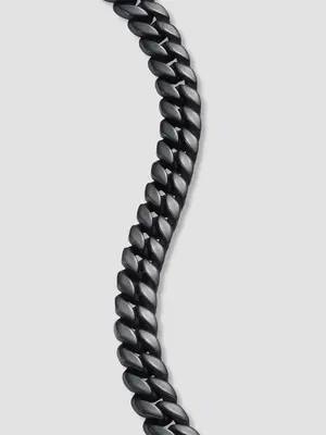 David Yurman Curb Chain Bracelet In Titanium, 8mm