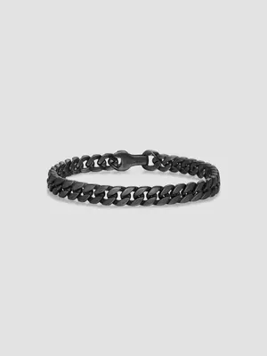 David Yurman Curb Chain Bracelet In Titanium, 8mm