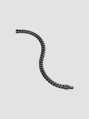 David Yurman Curb Chain Bracelet In Titanium, 8mm