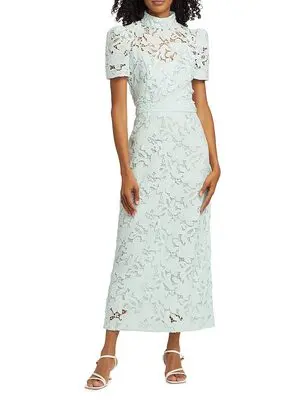 Zimmermann Natura Lace Pencil Midi-skirt
